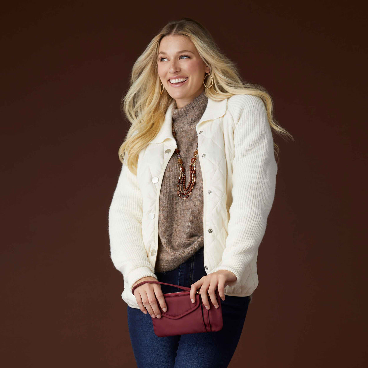 Fiona Clutch - Wine – Ginger Snaps & Co.