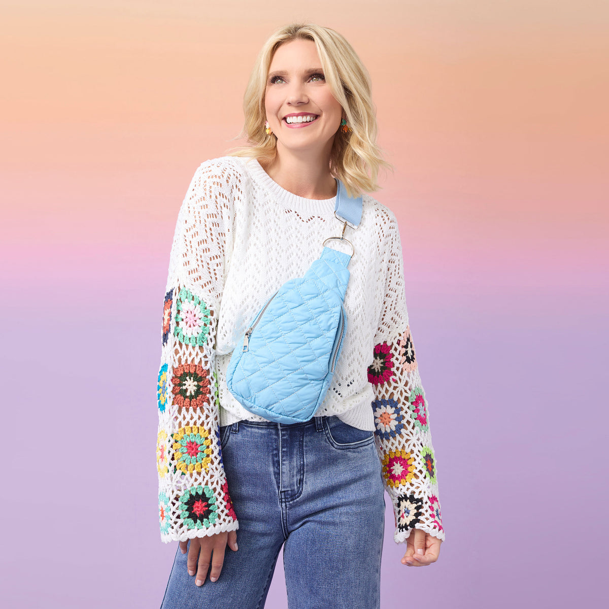 Rhea Puffer Crossbody - Salmon - Final Sale – Ginger Snaps & Co.